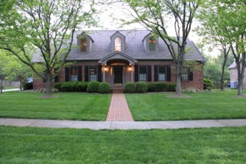 Beautiful red brick 4,000 sf Cape Cod home with classic appeal in ...